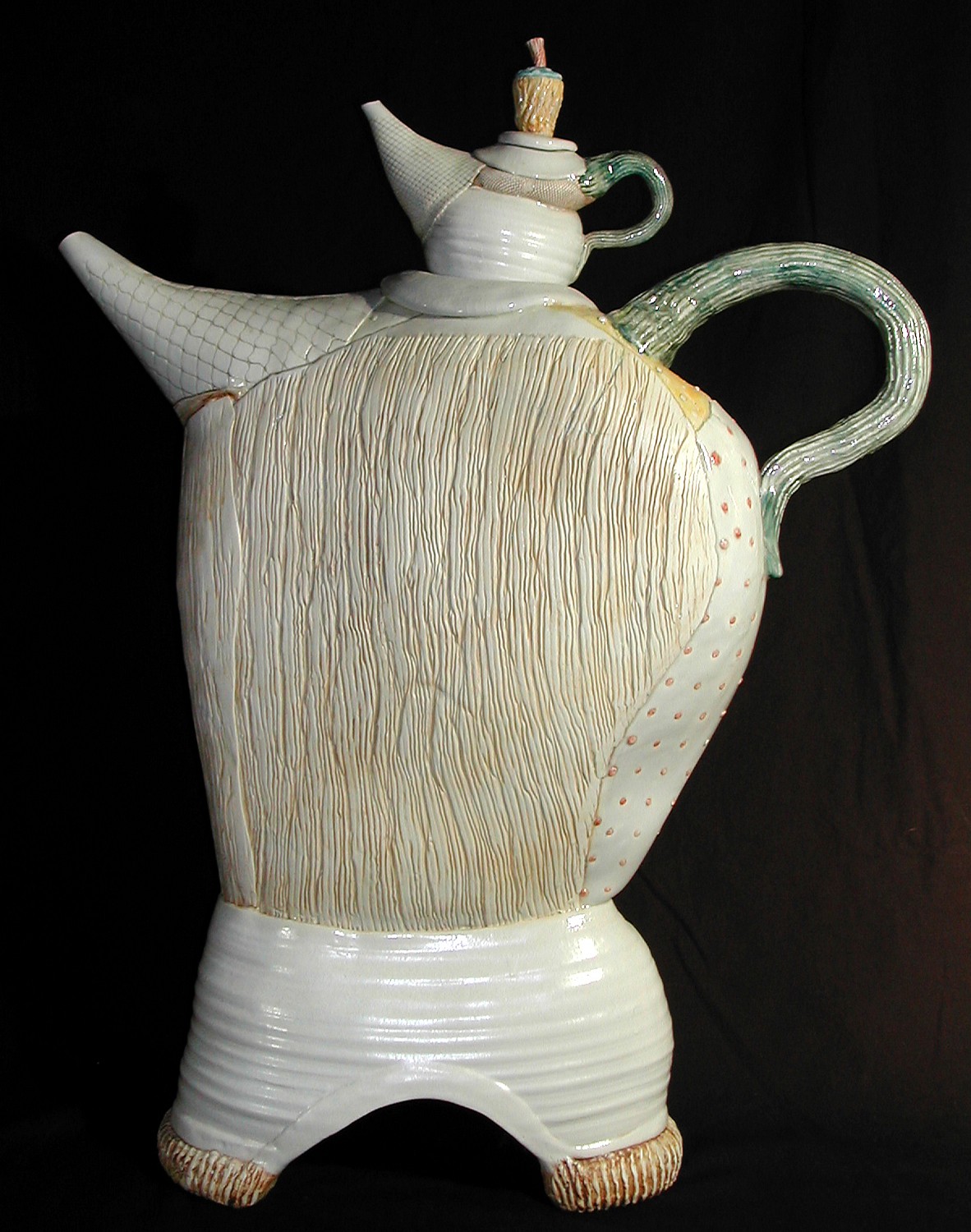 Gina Freuen | Slope Foot Water Vessel with Teapot | | The Art Spirit ...