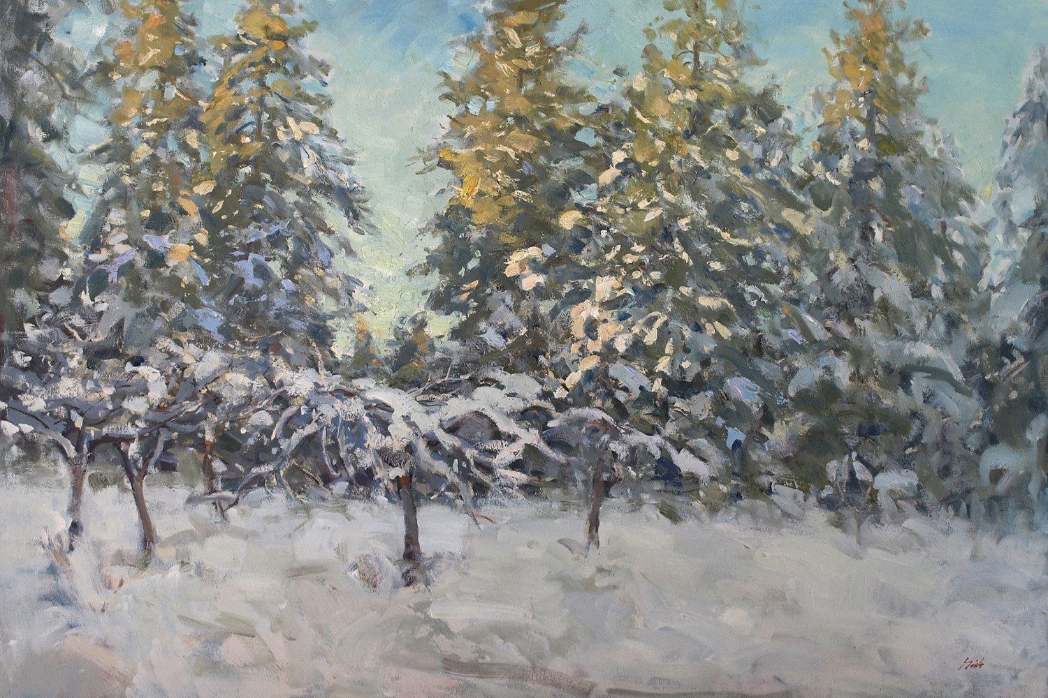 Del Gish | Girl with Braids | 2017 | The Art Spirit Gallery