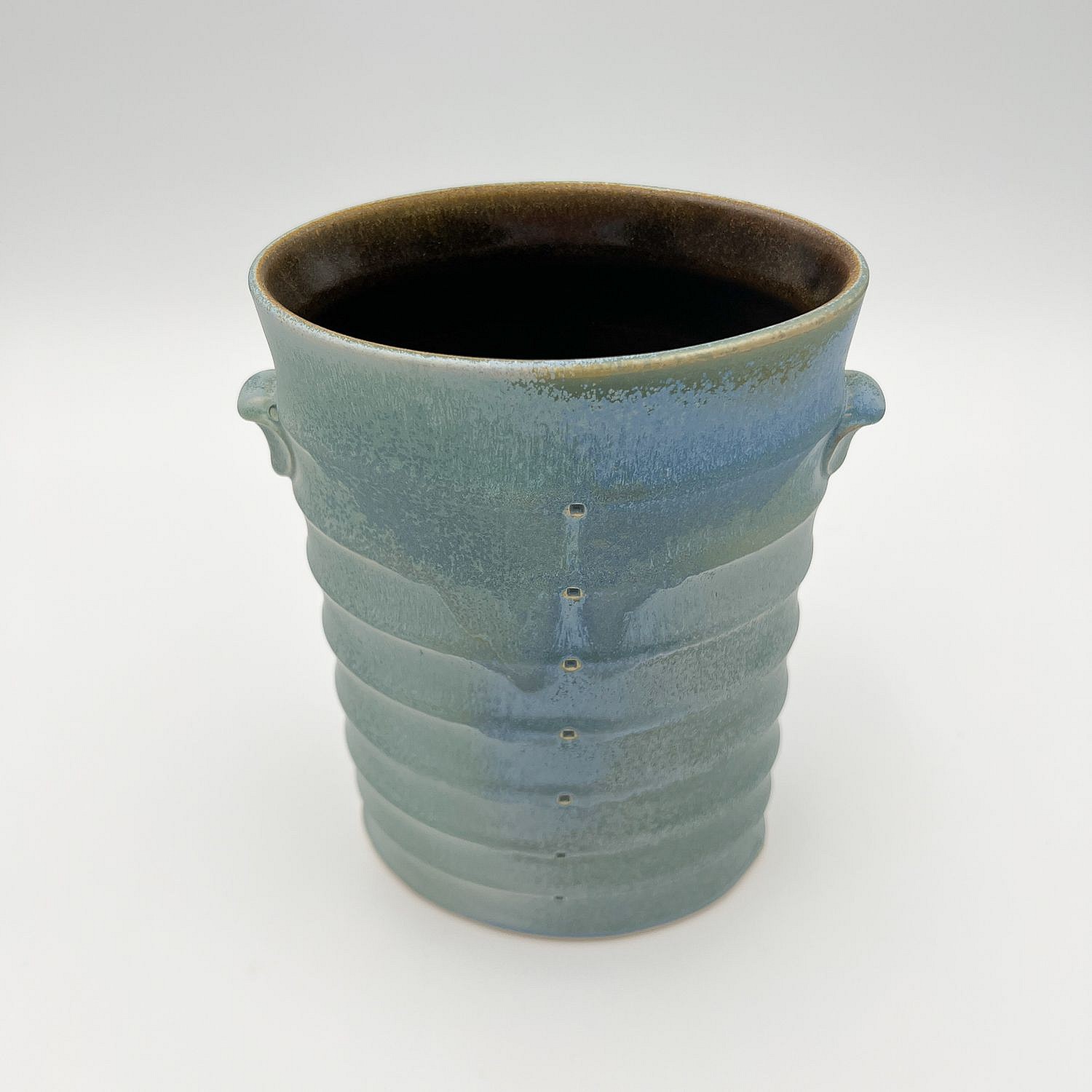 Nick DeVries | Dark Green Round Jar | 2023 | The Art Spirit Gallery Nick DeVries | Dark Green Round Jar | 2023 | The Art Spirit Gallery