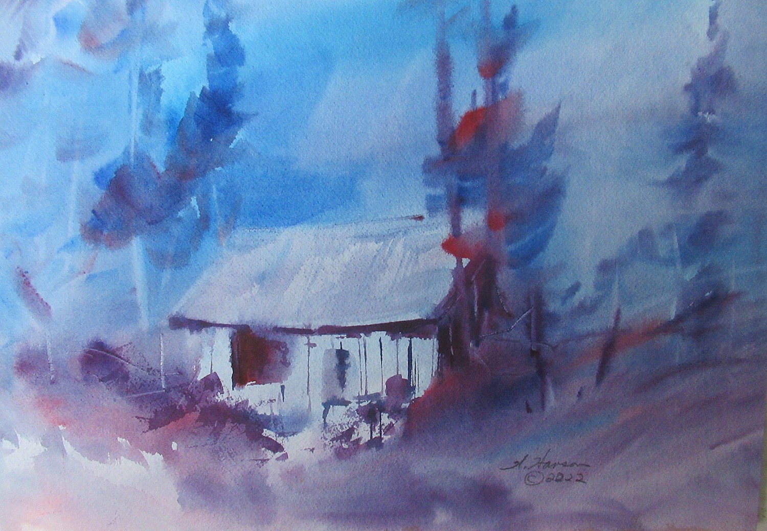 Wes Hanson | Winter Once | 2021 | The Art Spirit Gallery