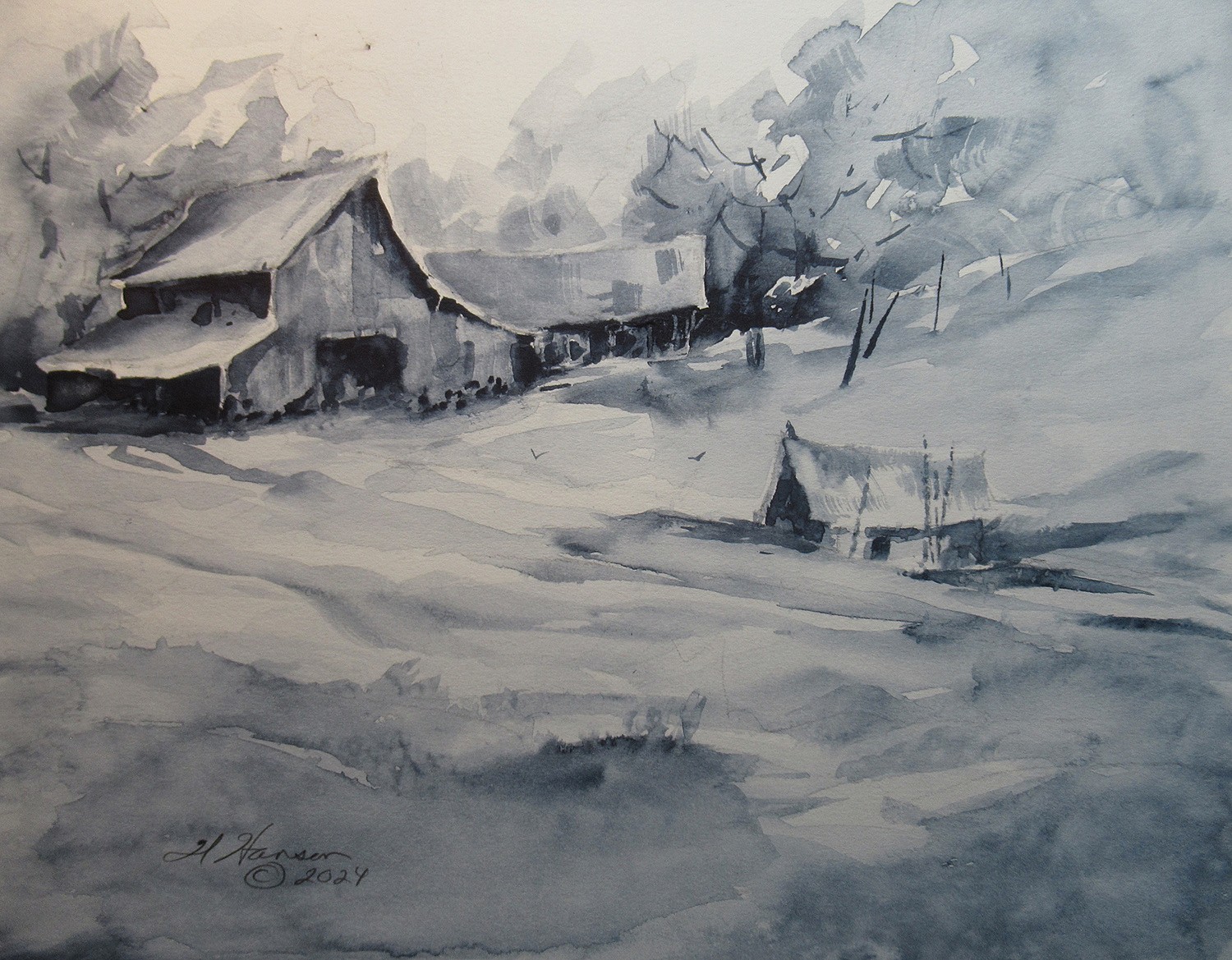 Wes Hanson | Rain Sweep | 2020 | The Art Spirit Gallery