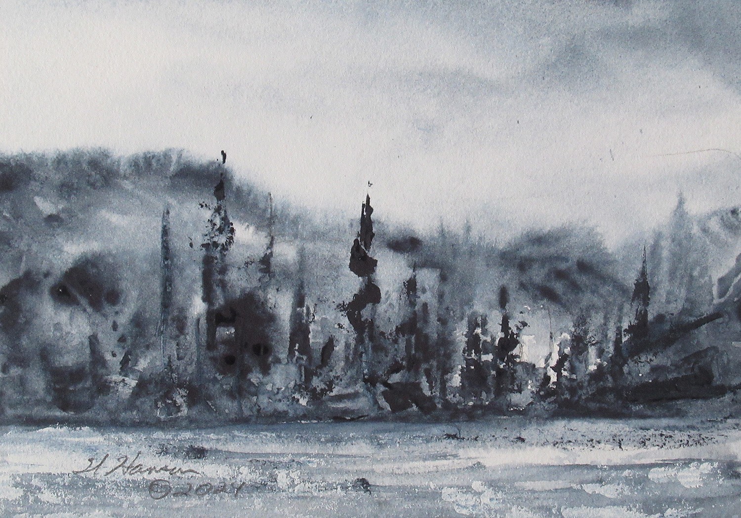 Wes Hanson | Winter Once | 2021 | The Art Spirit Gallery